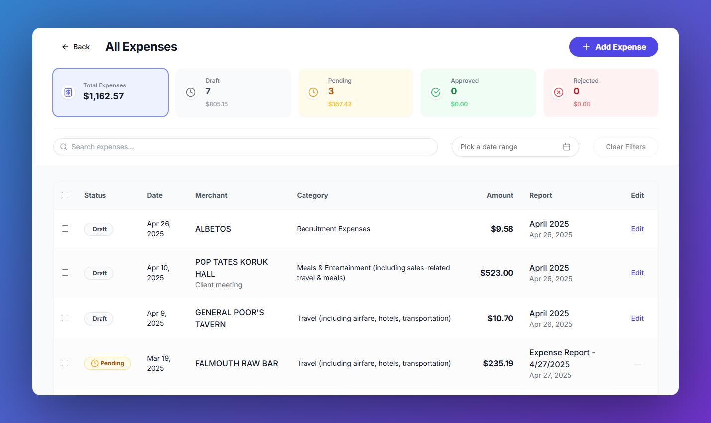 Lumi Expense | AI-Powered Expense Management for Small Teams